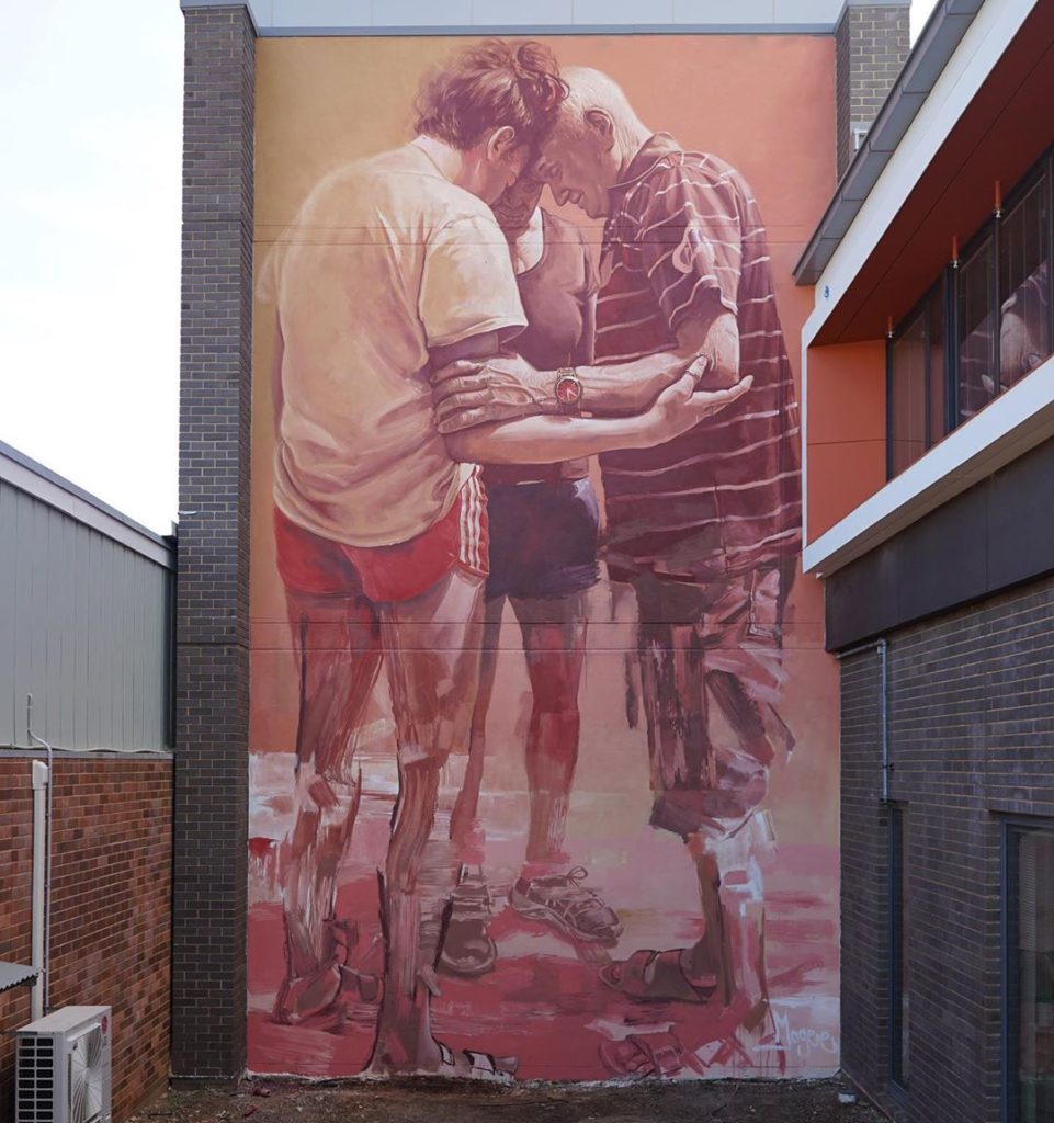 Mural By Fintan Magee On Aboriginal Struggles To Coexist | street art ...